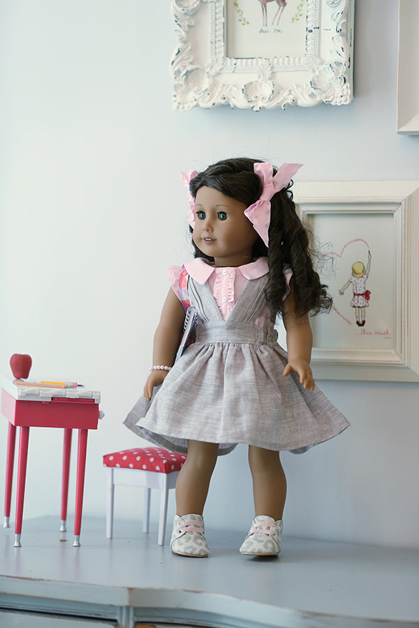 Lottie Doll Pinafore – Violette Field Threads