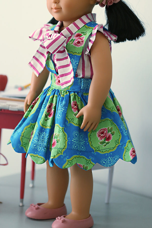 Lottie Doll Pinafore – Violette Field Threads