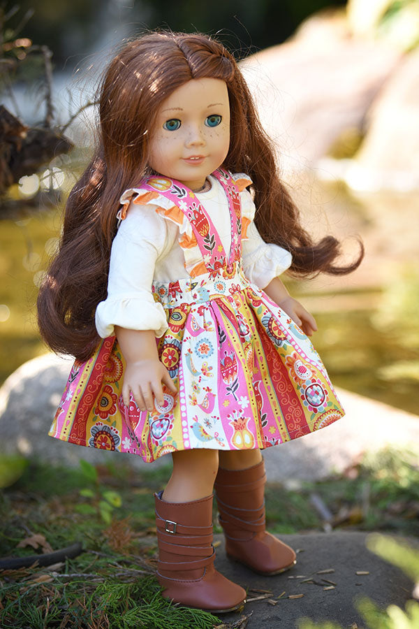Lottie Doll Pinafore – Violette Field Threads