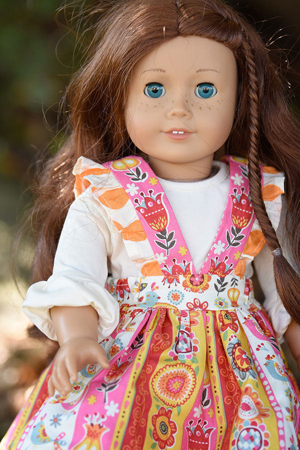 Lottie Doll Pinafore – Violette Field Threads