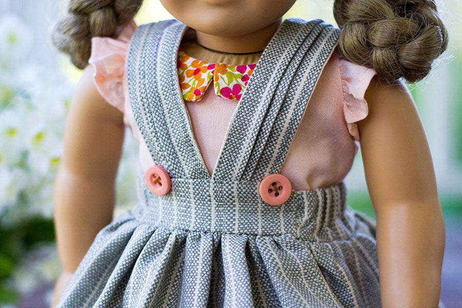 Lottie Doll Pinafore – Violette Field Threads