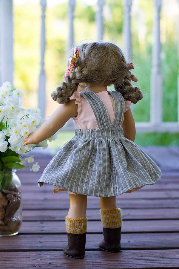 Lottie Doll Pinafore – Violette Field Threads